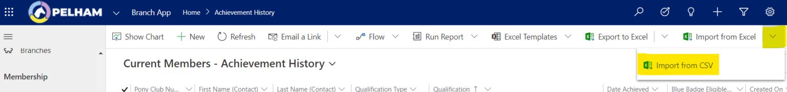 Branches User Guide – Pelham