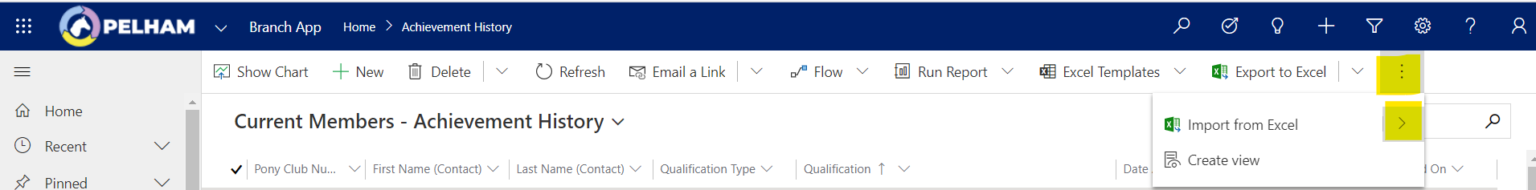 Branches User Guide – Pelham