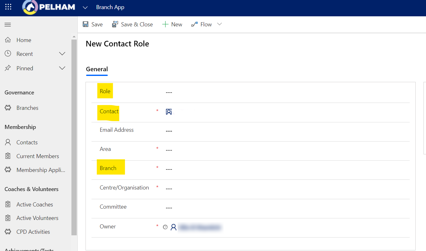 Branches User Guide – Pelham