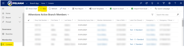 Branches User Guide – Pelham