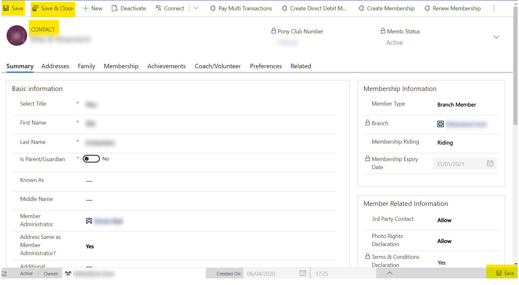 Area Reps User Guide – Pelham